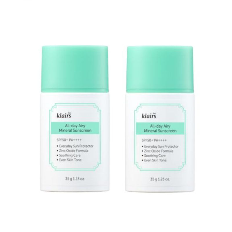 Buy Klairs All-day Airy Mineral Sunscreen Special Set Australia ...
