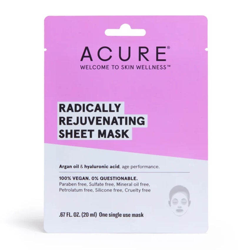 Buy Acure Radically Rejuvenating Sheet Mask 20ml in Australia - Beauty ...
