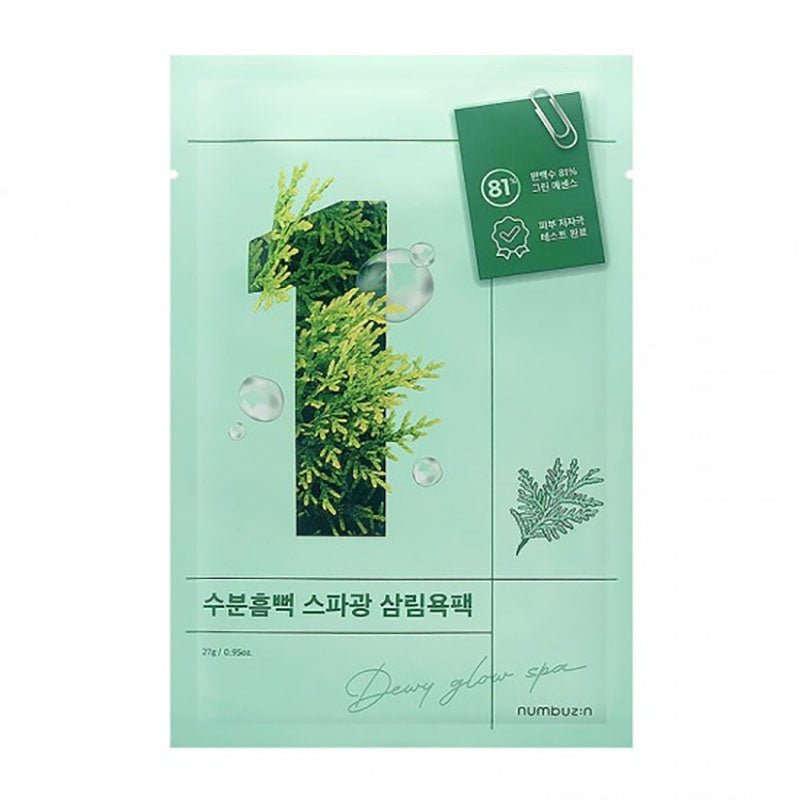 Buy Numbuzin No.1 Dewy Glow Spa Sheet Mask 27g in Australia - Korean ...